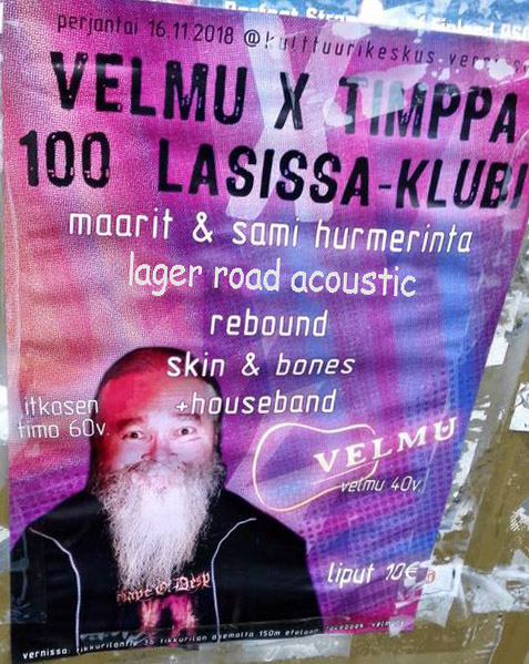 Velmu 40 + Timppa 60 = 100 lasissa! -klubin aikataulut - Velmu ry ...